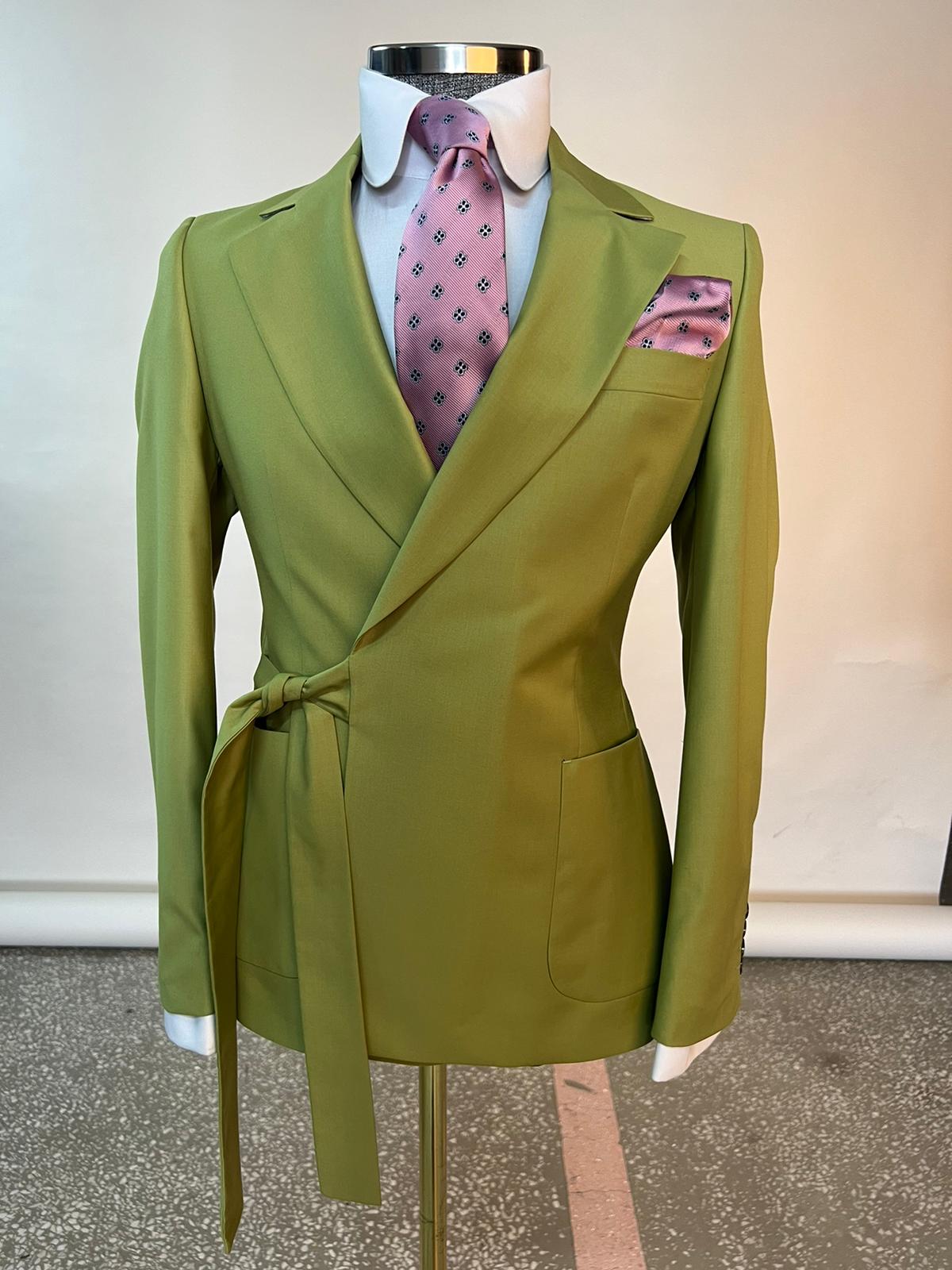 Green double breasted – Grogo Store